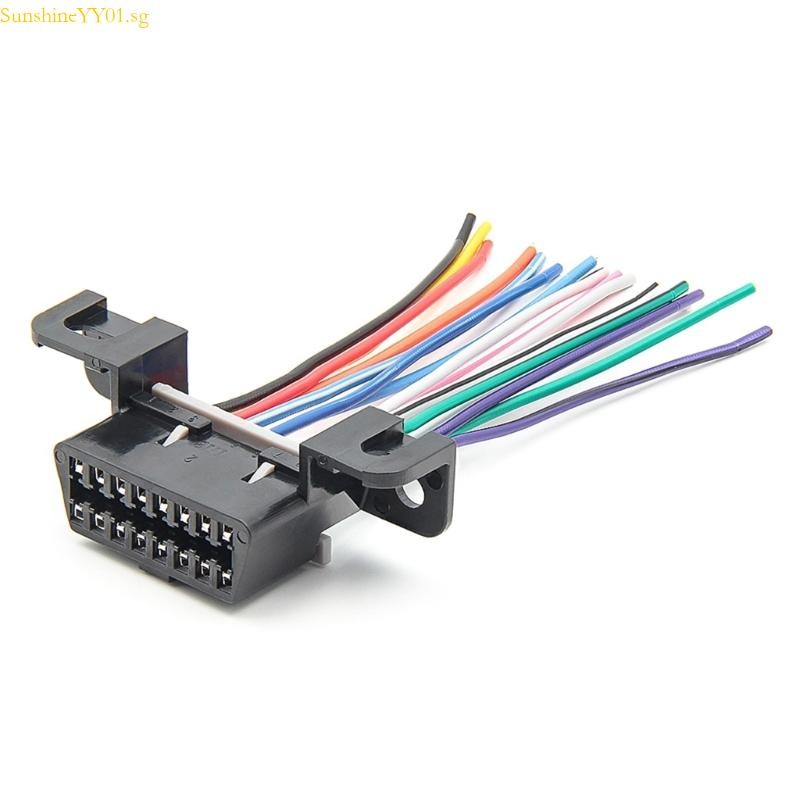 SUN Assemble Open OBD Harness J1962F 18AWG Car Plugs 16Pin Obd2 Cable ...
