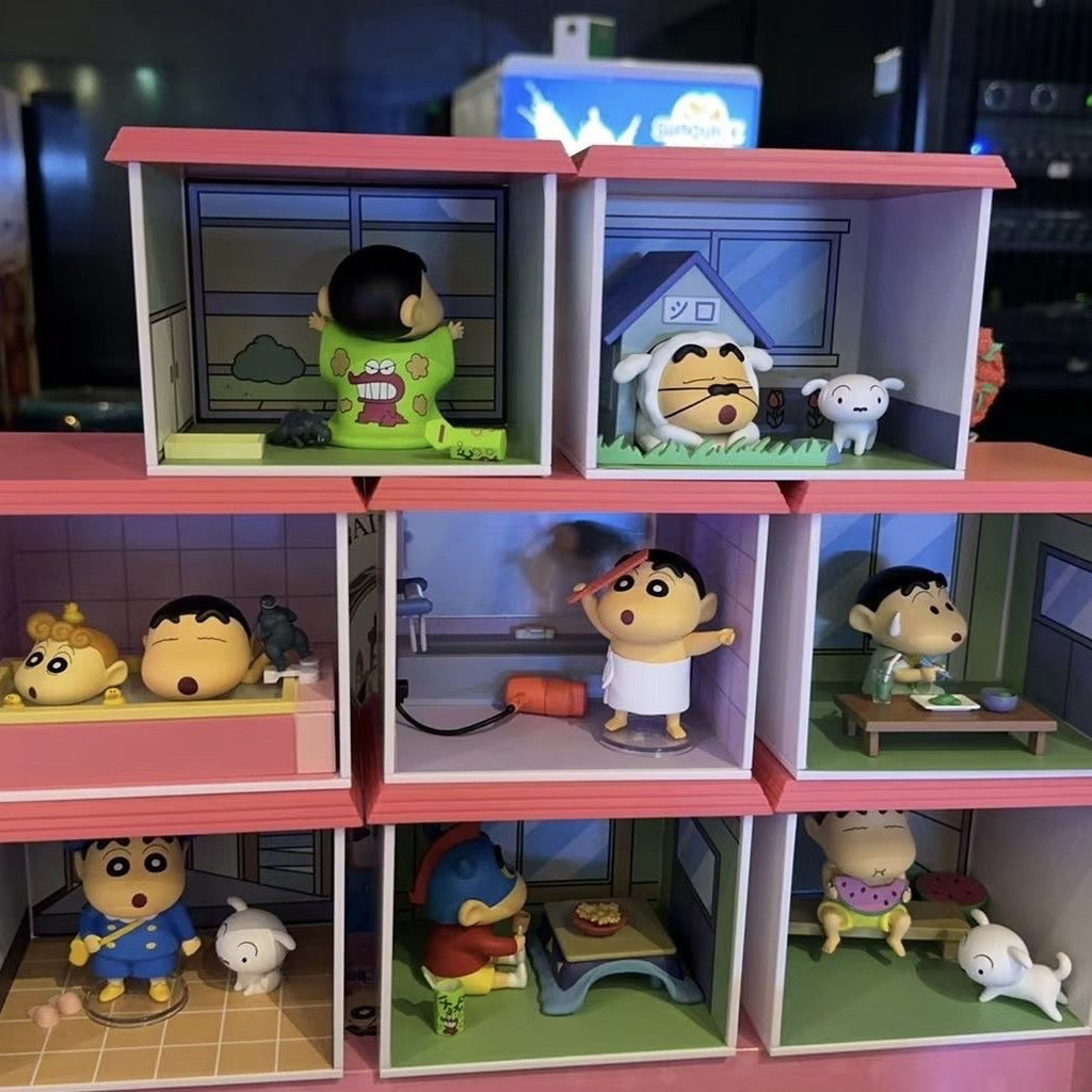 Official Crayon Shin-chan Kasuga Home Blind Box Figure Cute Gift for ...