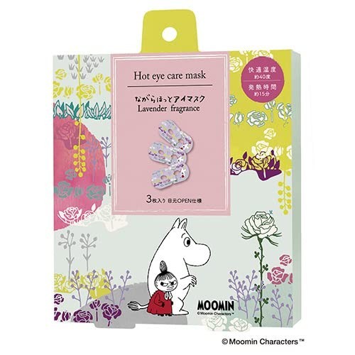 Honorado Moomin & Little Mii While Hot Eye Mask White Size ...