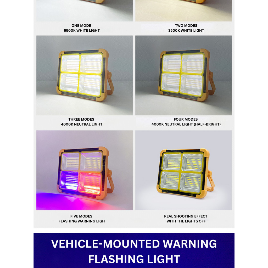 Outdoor Adventure Essential: Rechargeable LED Spotlight / Waterproof ...