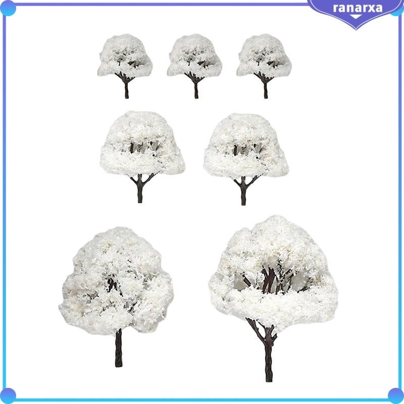 [Ranarxa] Model Trees Mini Diorama Trees Model, Train Scenery ...