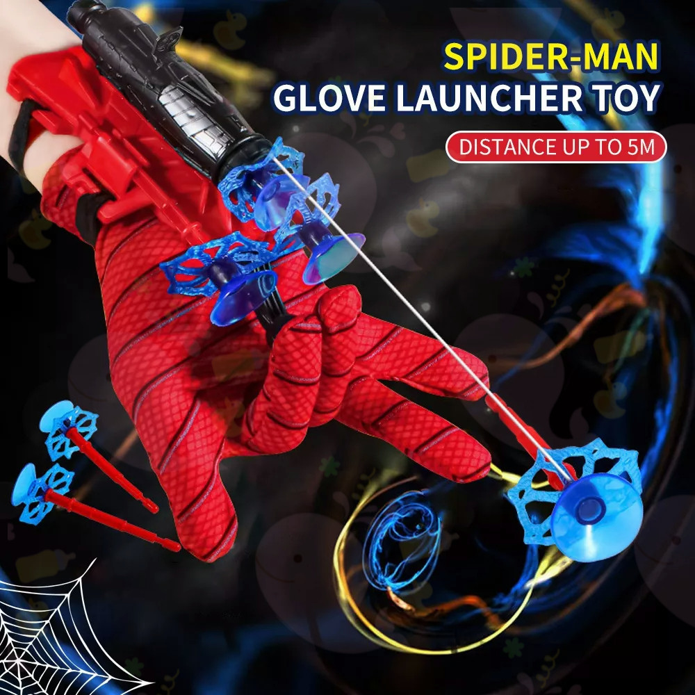 Spiderman Super Cool Toys for Boy Web Shooter Aiming Motion For Kids ...