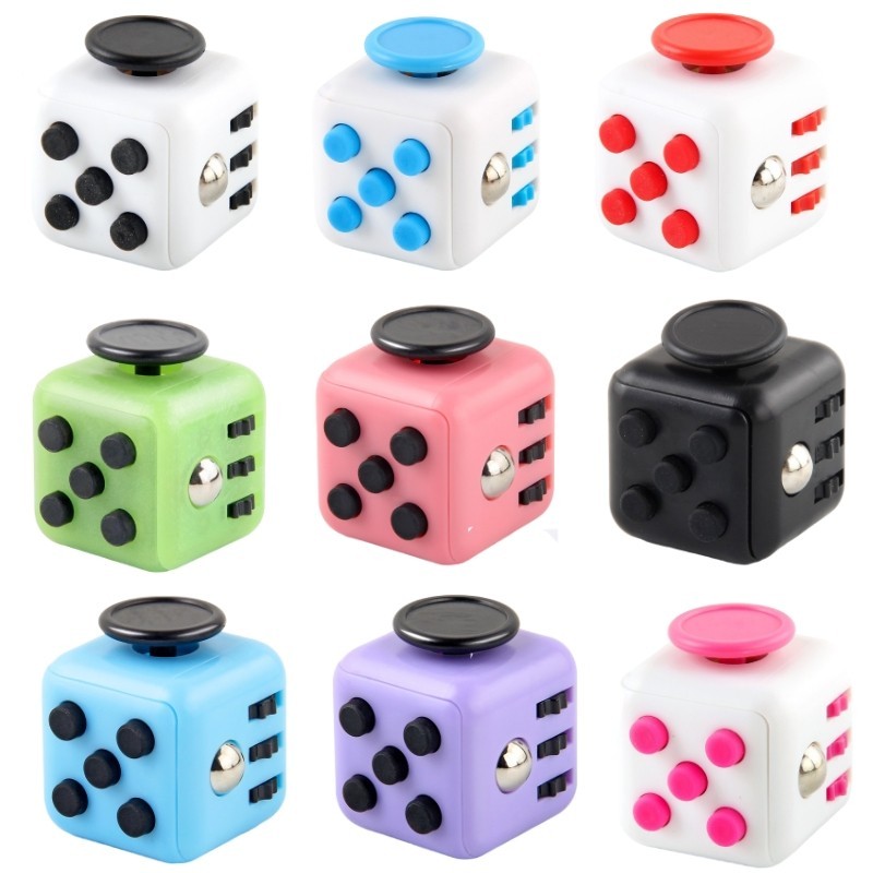 Cube Stress Relief Reduce Anxiety Fidget Cube Toys Adults Children ...