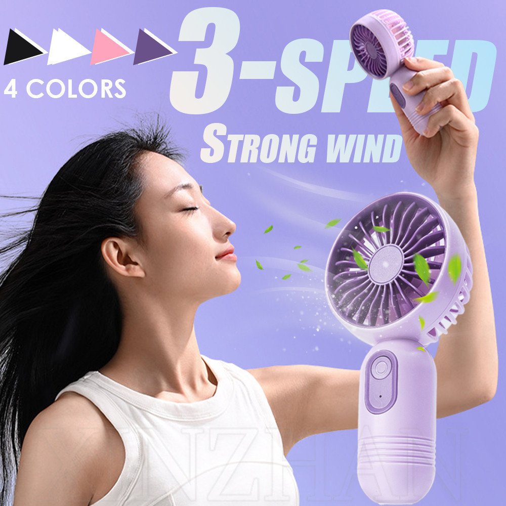 3-Speed Strong Wind Mute Fan - Outdoor, Travel, Office Summer Essential ...