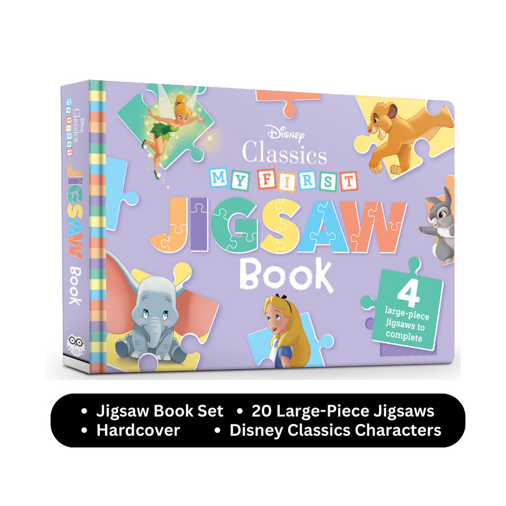 Disney My First Jigsaw Book Set For Kids (Hardcover) | Shopee Singapore