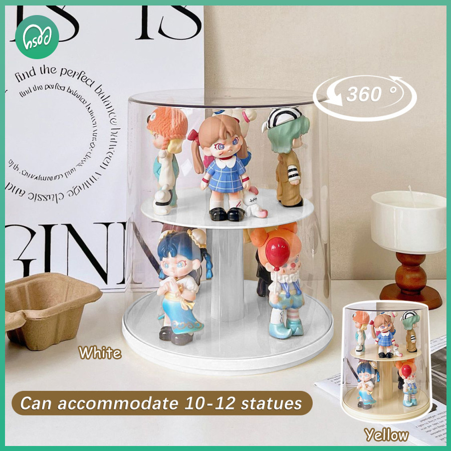Rotatable figurines organizing rack / Pop Mart Blind Box Display Box ...