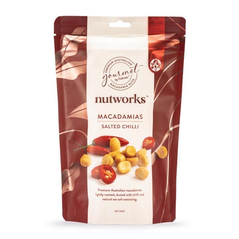 Nutworks Macadamias Salted Chilli, 200g | Shopee Singapore