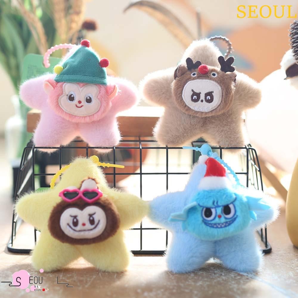 SEOUL Labubu Plush Pendant, Cartoon Star Labubu Butterfly Line Dog ...