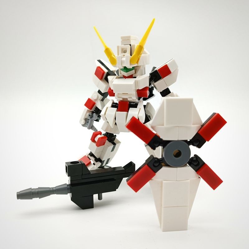 Unicorn Gundam Mecha Particle Building Blocks MOC Model Assembly Model ...