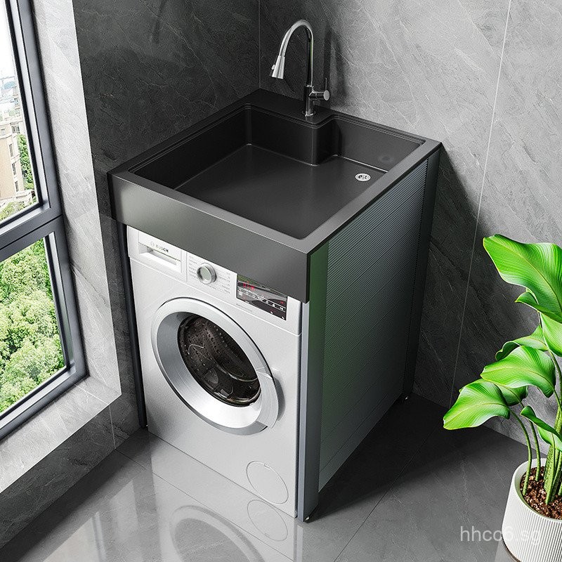 Balcony Laundry Cabinet Integrated Finished Cabinet Small Apartment ...