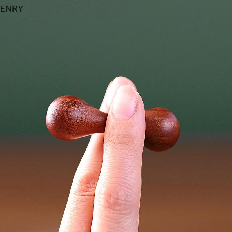 EN Knucklebone Sandalwood Fingertip Top Baole Bead Begleri Toy ...
