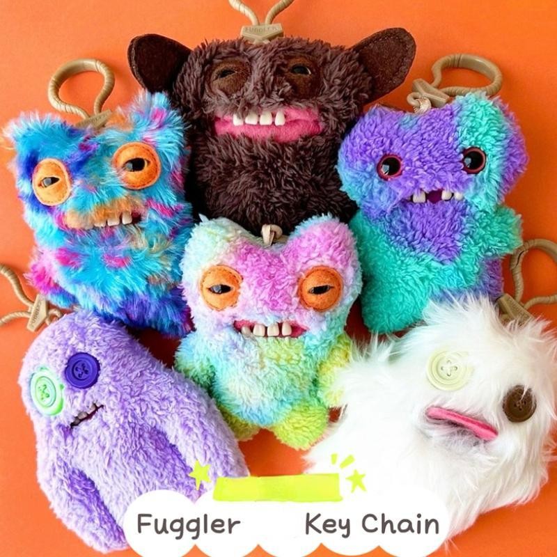 New Fuggler Keychain Tooth Monster Doll Blue Tooth Baby Ugly Cute ...