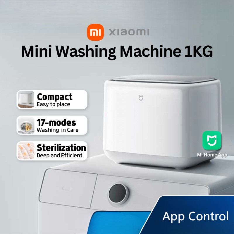 Xiaomi Mijia mini Washing machine 1kg smart Washer [4 levels adjustable ...