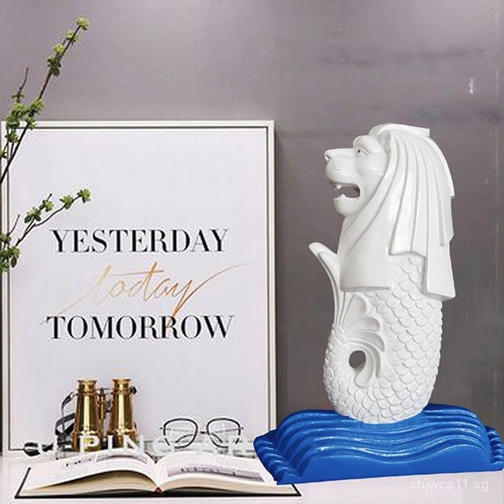 Singapore Merlion Sculpture Ornament Pool Pond Hotel Decoration Animal ...