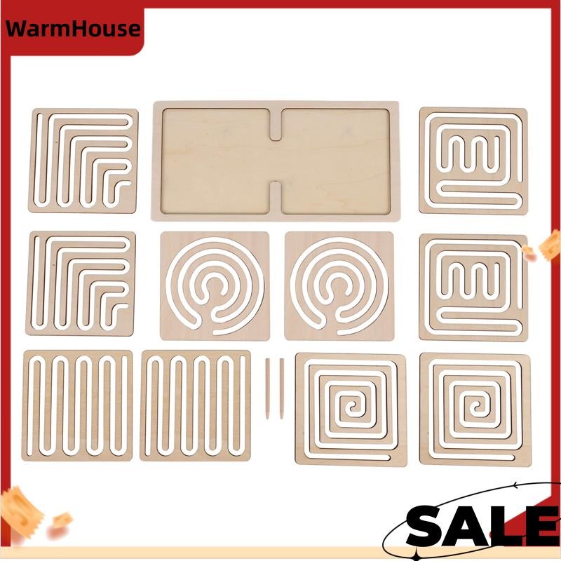 Wooden Maze Toy Left and Right Brain Development Maze Toy Maze Activity ...