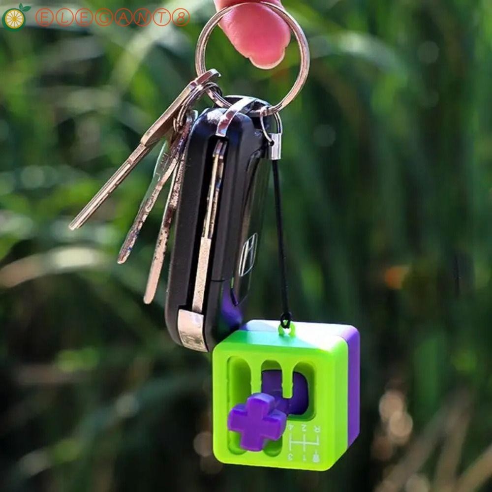 AELEGANT Manual Gear Shifter Keychain, Car Gear Shift Bag Pendant Mini ...