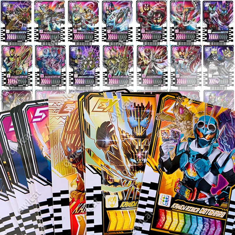 Set Ride Chemy Card (Bright Colors / Laser Color) dx size Kamen Rider ...
