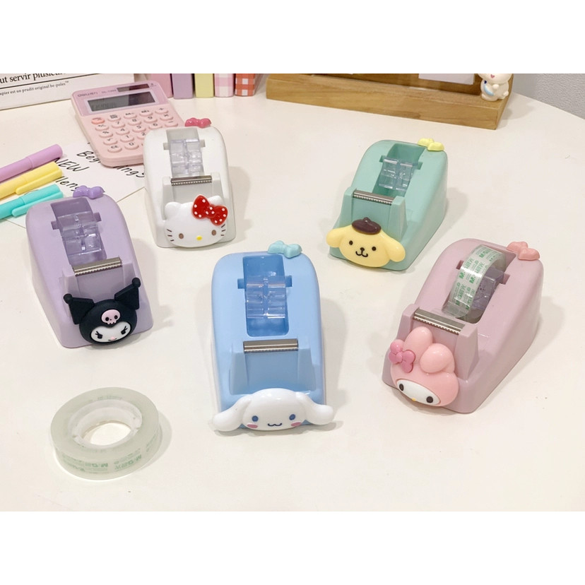 Cute Tape Dispenser Tape cutter Sanrio Mini Tape dispenser, tape holder ...