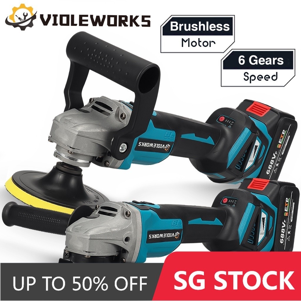 2IN1 688VF Brushless Car Polisher Angle Grinder Variable Speed Car ...