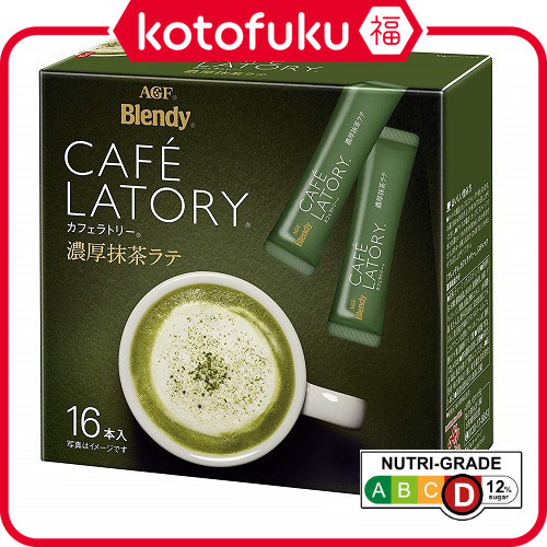 [In stock] AGF Blendy CAFE LATORY Stick Rich Matcha Latte 16 sticks ...
