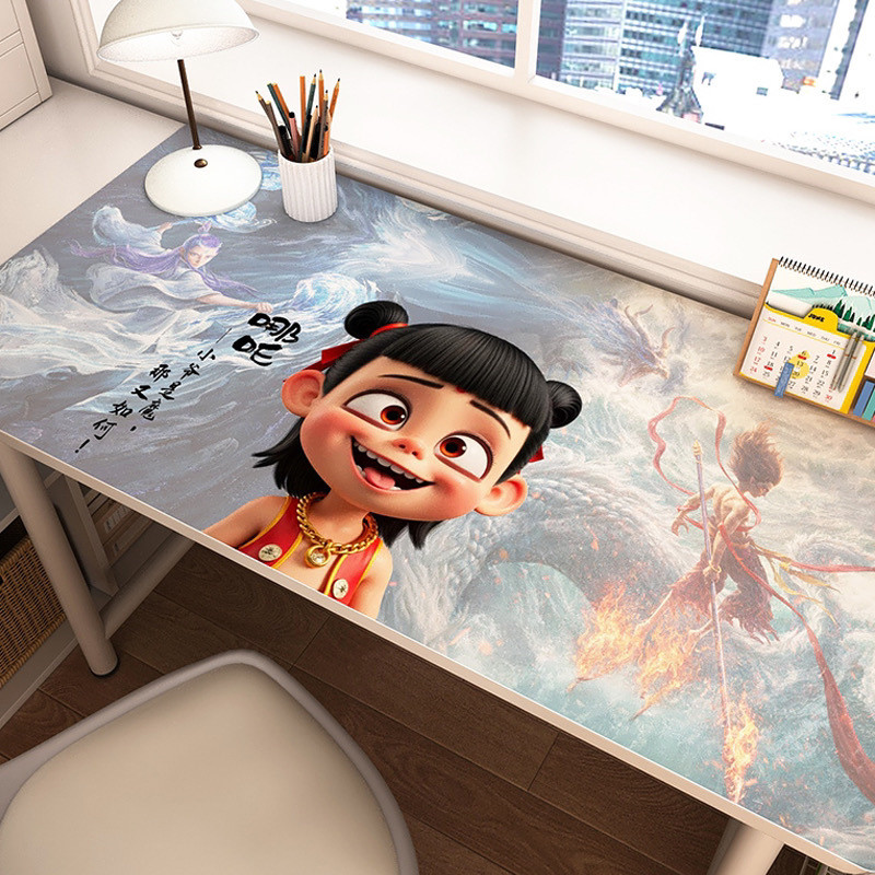 Nezha Desk Mat Student Cartoon Nezha 2 Merchandise Demon Child Haunted ...