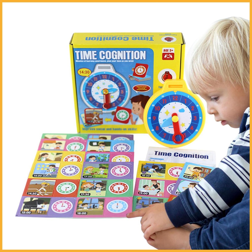 Clock Learning for Kids Toddler Clock Telling Time Learning Games Clock ...