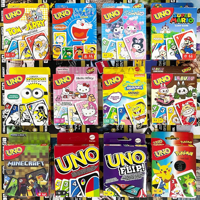 2025UNO Popular Playing Cards Sanrio Tom and Jerry KT Cat Good-looking ...