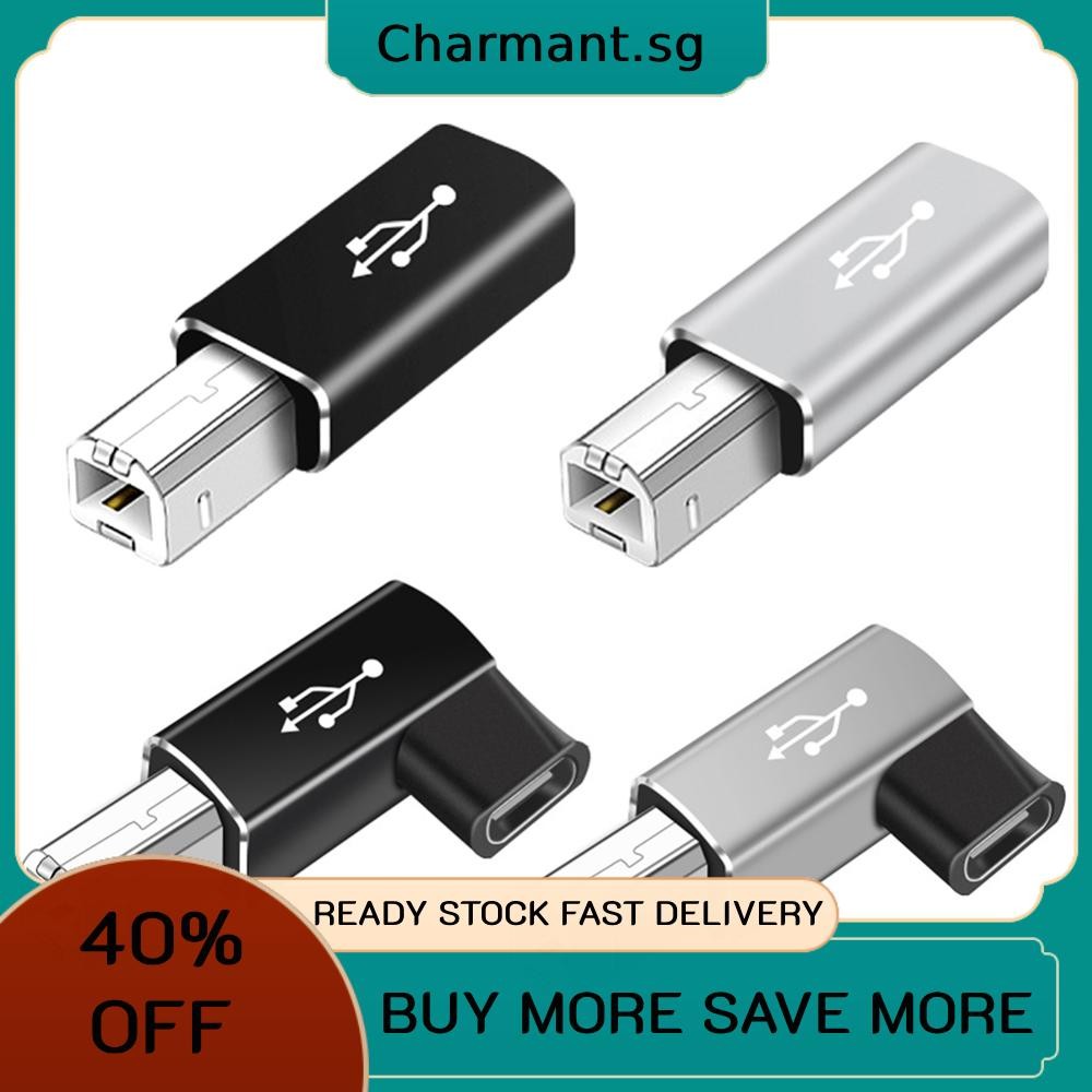 USB Type C Female to USB B Male Converter for Printer MIDI Controller ...