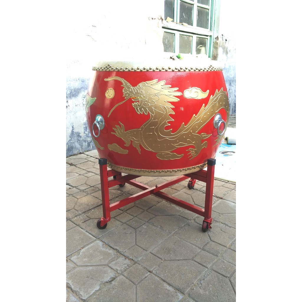 Dance Dragon Drum Cowhide Drum Dance Dragon Dance Lion Dance Drum with ...