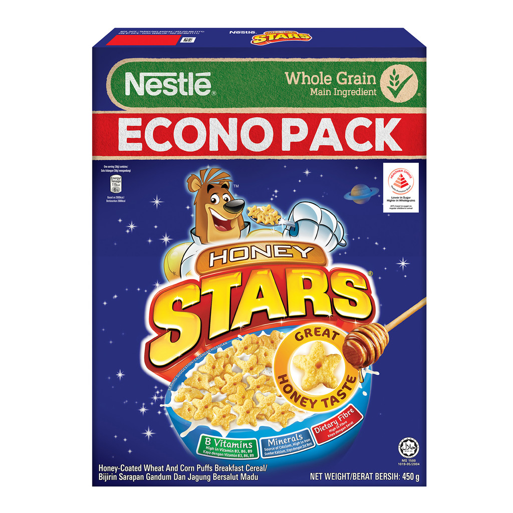 Nestle Honey Stars Econopack 450G | Shopee Singapore