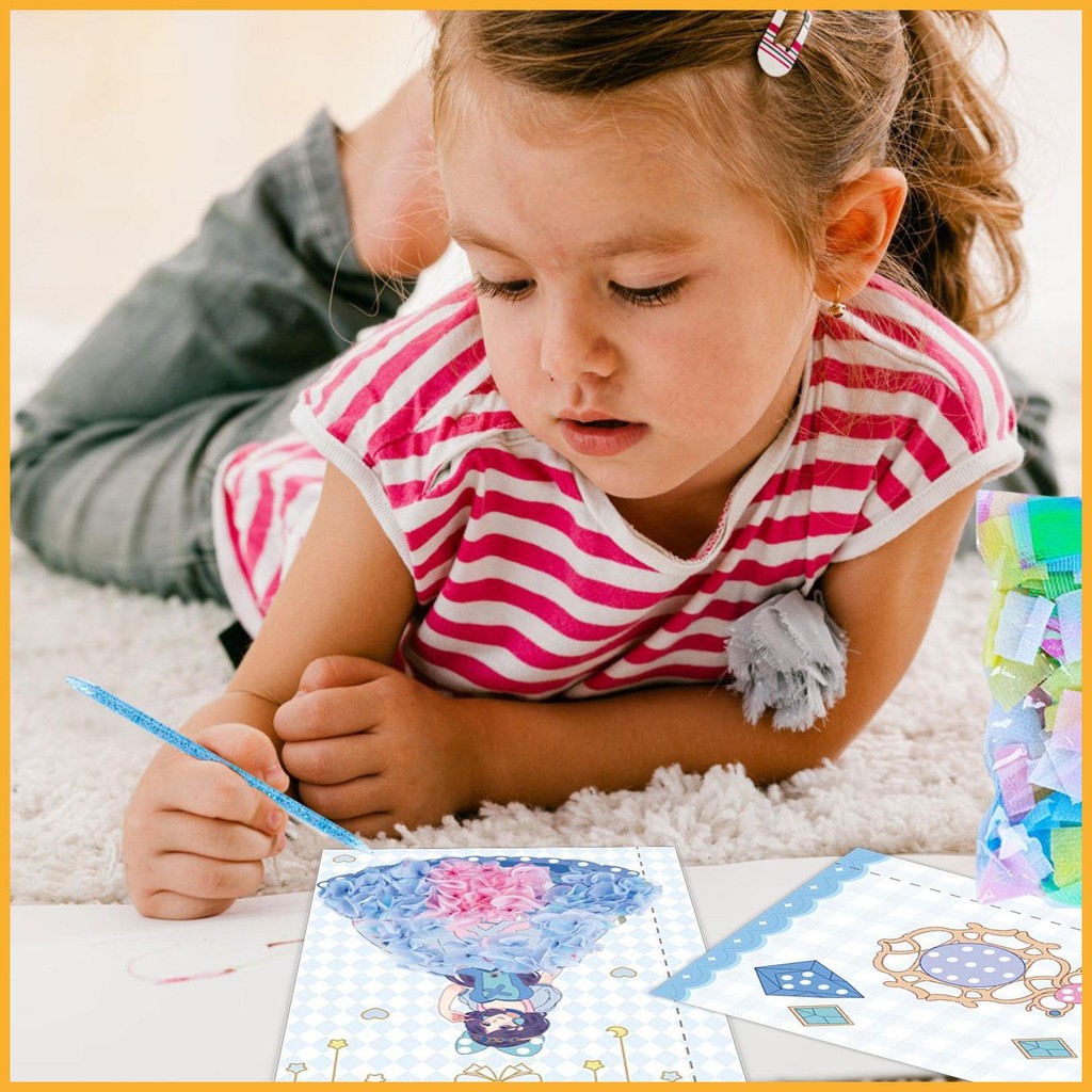 Poking Art For Kids Activity Craft Drawing Book Featuring Princess ...