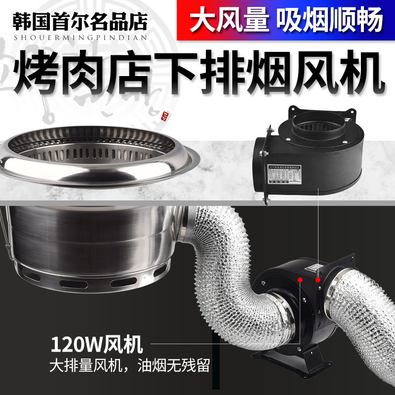 Barbecue Restaurant Exhaust Fan High Airflow Exhaust Fan Energy-saving ...