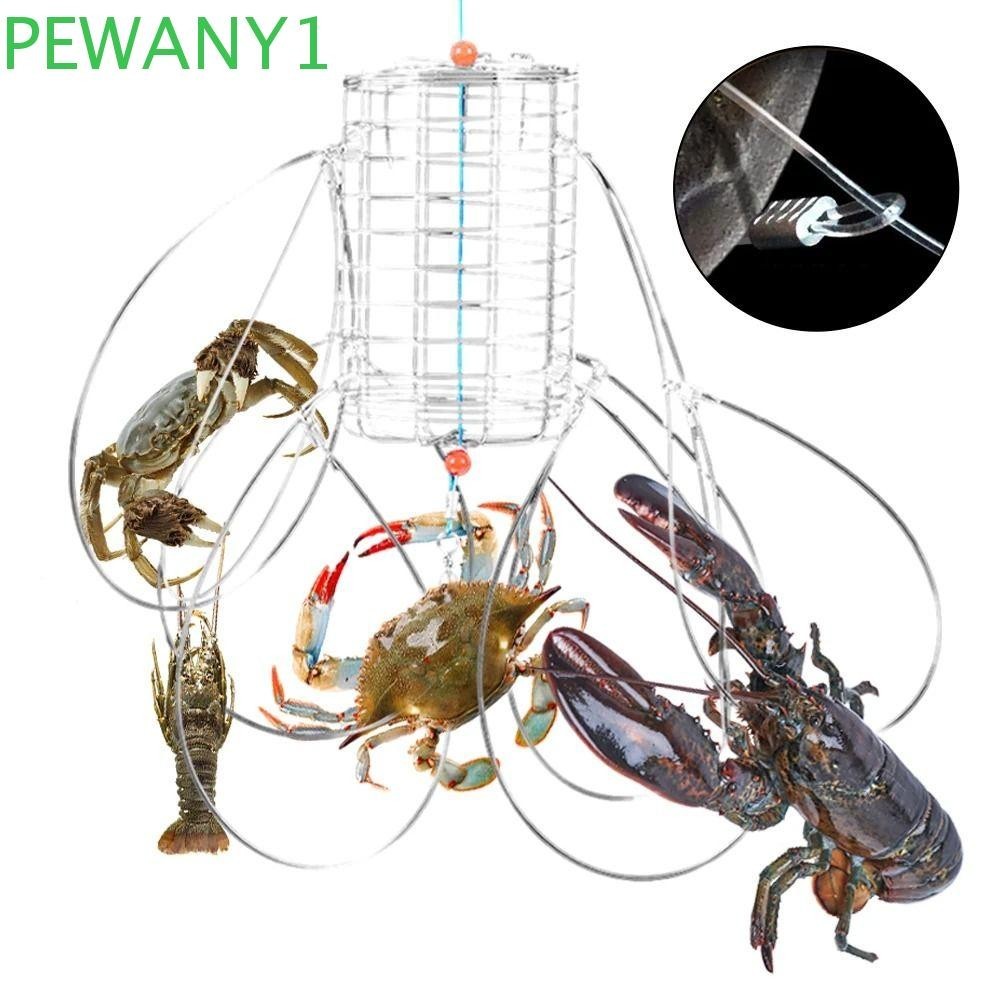 PEWANY1 8 Laps Crab Fishing Cages, Lure Trap Stainless Steel Crab ...