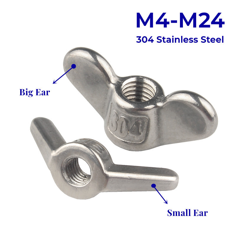 304 Stainless Steel Special-shaped Hand Screw Nut M4 M5 M6 M8 M10 M12 ...