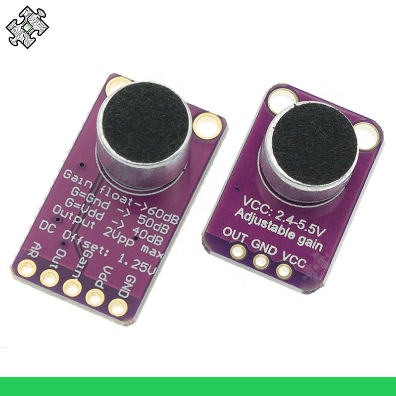 ENGLAB MAX9814 Microphone AGC Amplifier Board, Sound sensor Module ...