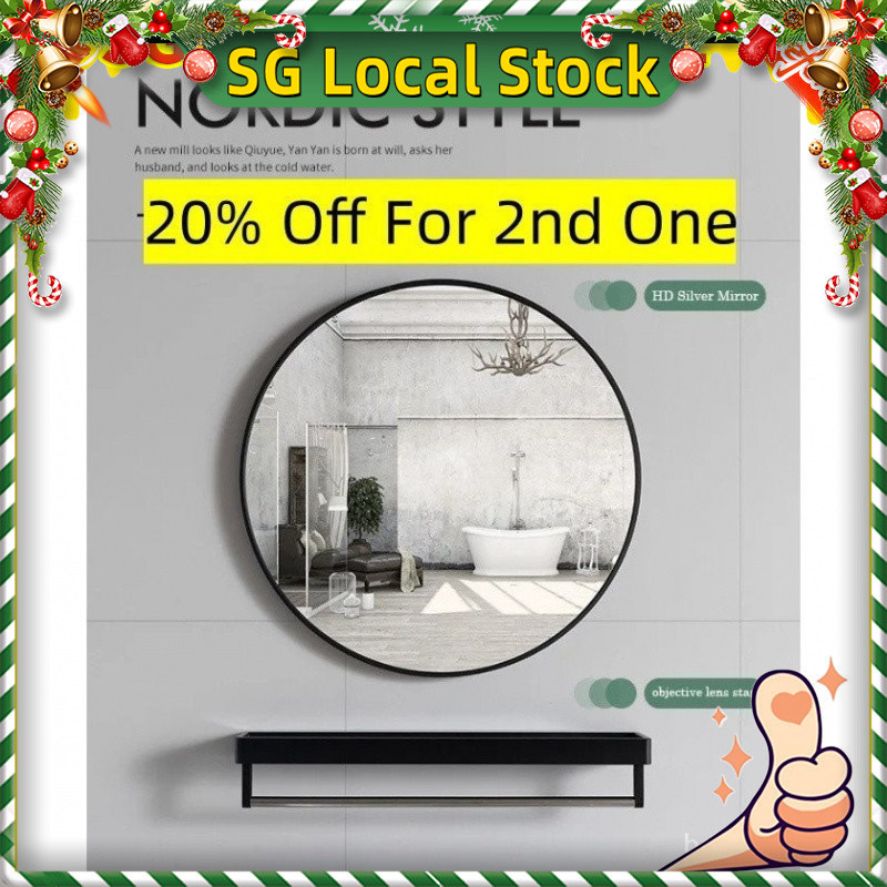 Round Mirror wall mirror bathroom mirror for toilet Bathroom Mirror ...