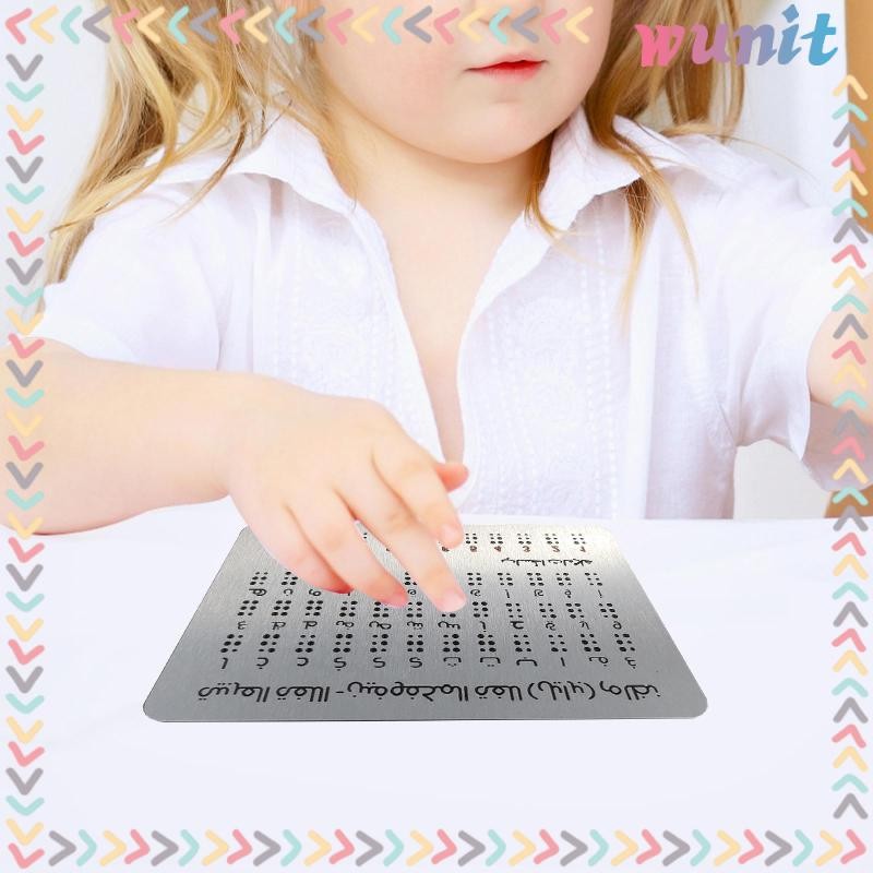[Wunit] Arab Braille Alphabet Board Gifts Arabic Braille Board for ...
