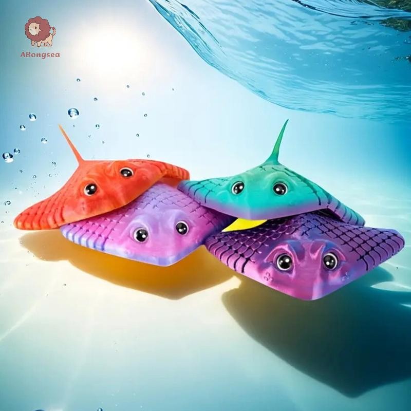 abongsea 3D Printed Manta Ray Fidget Toy Multicolor Articulated Sensory ...