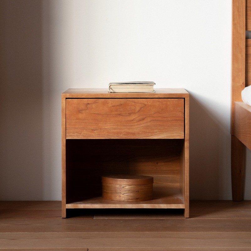 MUMO Mumo Shaker Style Bedside Table Bedroom Storage Rack Minimalist ...