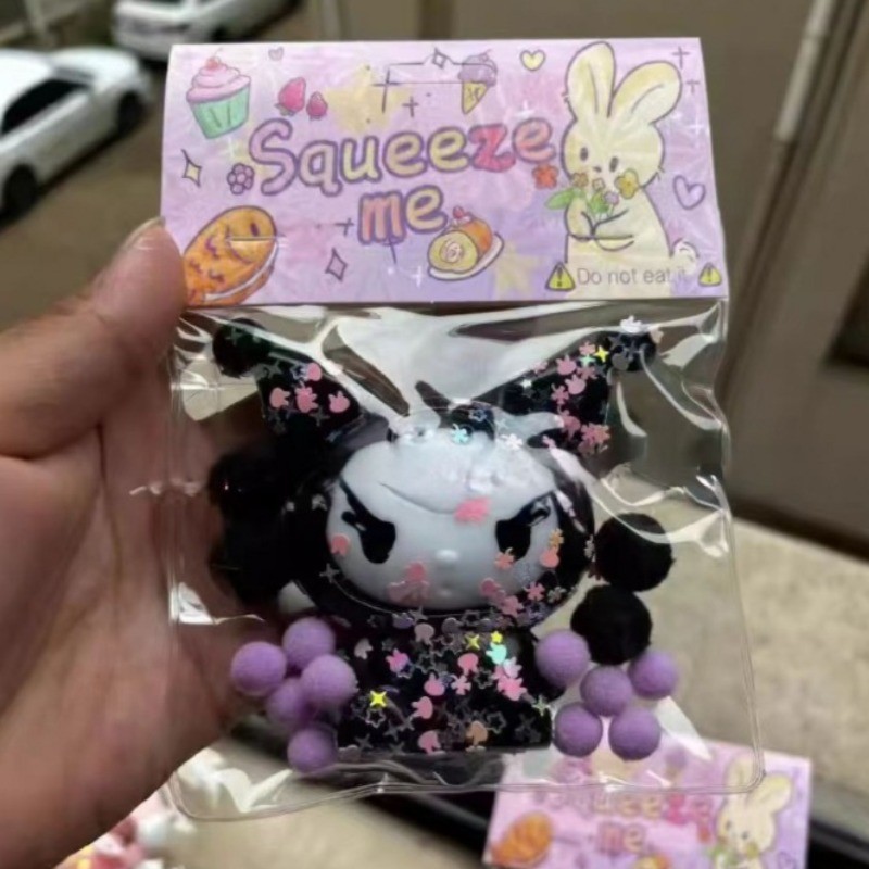 Sanrio Kuromi Slow Stress Relief Squishy Toy Kawaii Decompression Anime ...