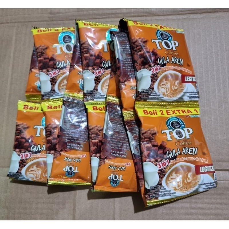 Top Palm Sugar Coffee TUBRUK LEGITZZ 3in1 Instant Coffee Sachet 27gr (1 ...