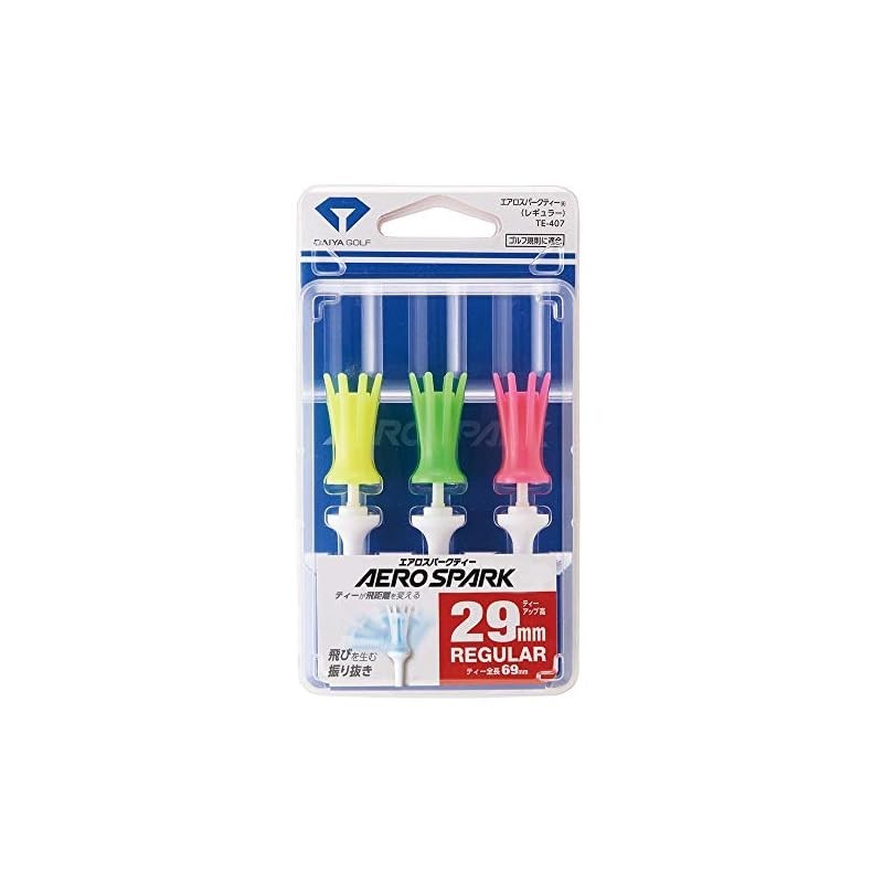 [Direct from Japan] DAIYA GOLF Golf Tee Aero Spark Tee Regular Color TE ...