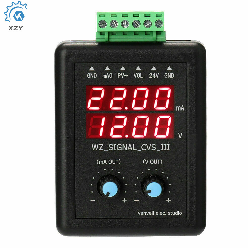 4-20mA Generator Adjustable Signal Generator DC0-10V Current Voltage Analog Simulator Value ...