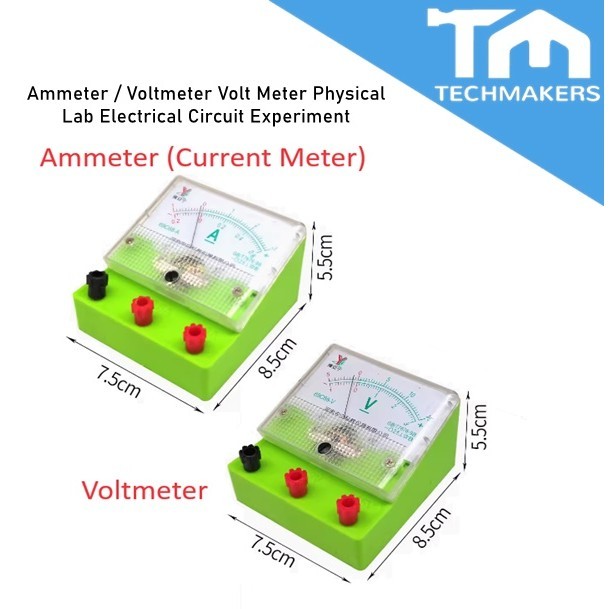 Ammeter / Voltmeter Volt Meter Physical Lab Electrical Circuit Experiment Equipment For High ...