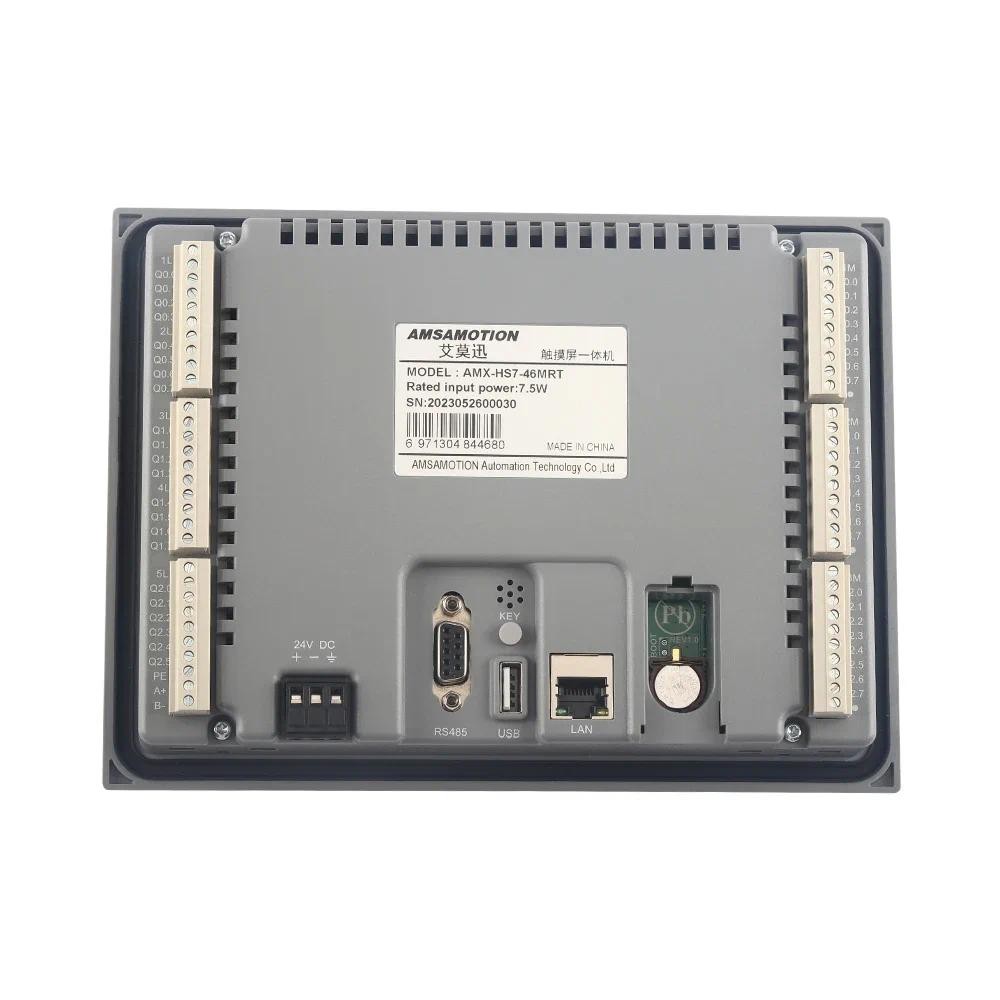 7” Inch AMSAMOTION HMI PLC All in One Machine Replace AMX-S7-200 ...