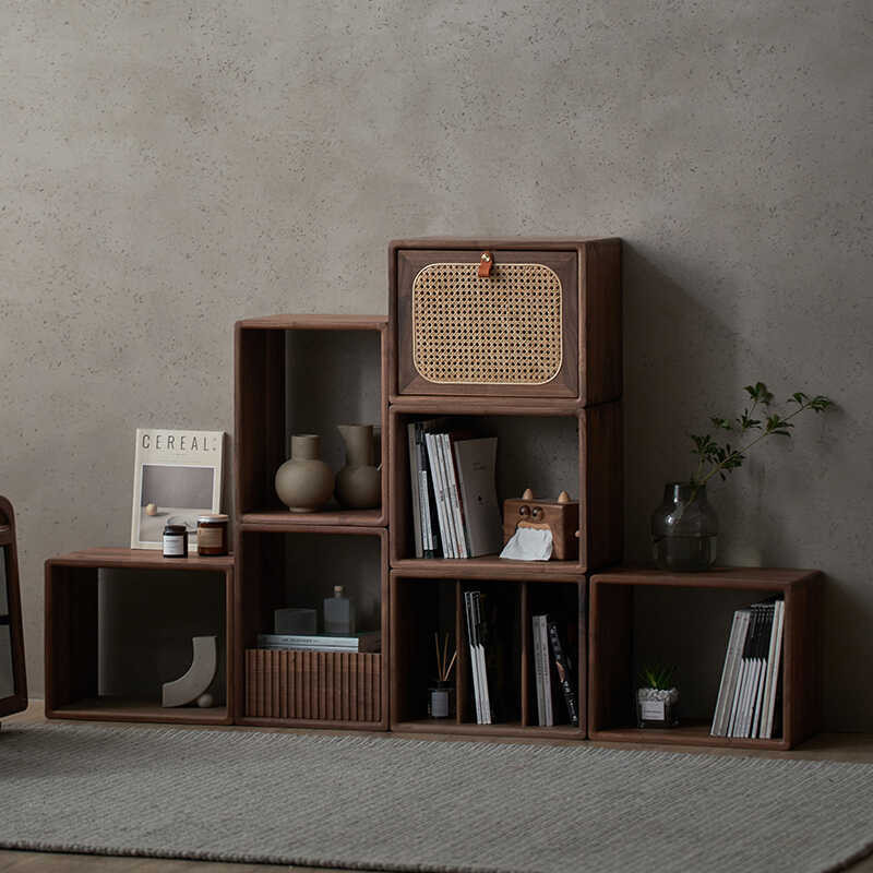 Wonderful“Square Pavilion”North American Black Walnut Wood Lattice ...