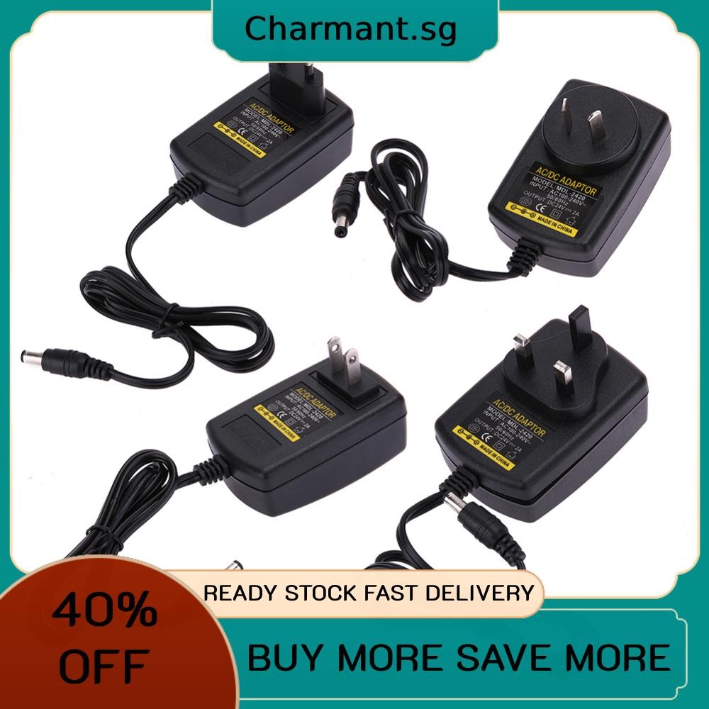 DC24V 2A Adapter AC 100V-240V to DC 24V Converter Power Supply Adapter ...