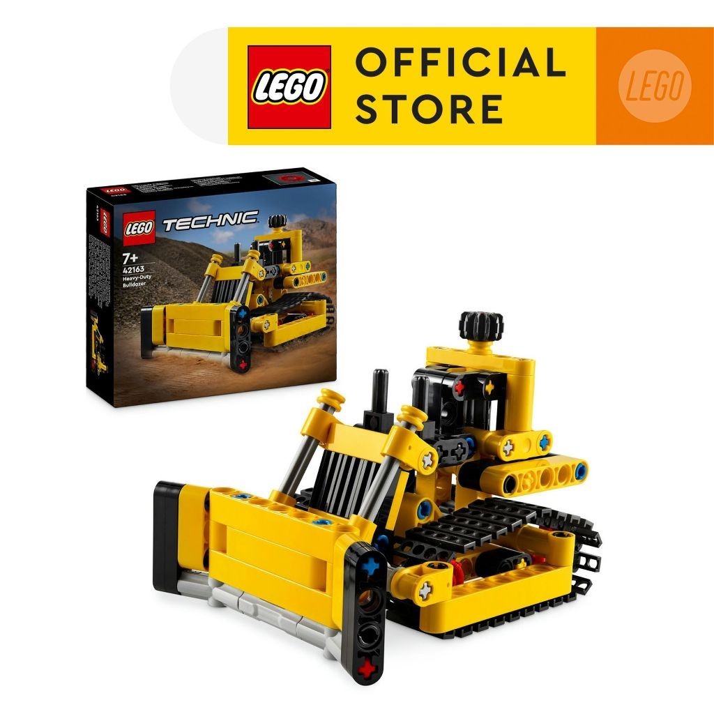 LEGO Technic 42163 Heavy-Duty Bulldozer Set (195 Pieces) | Shopee Singapore