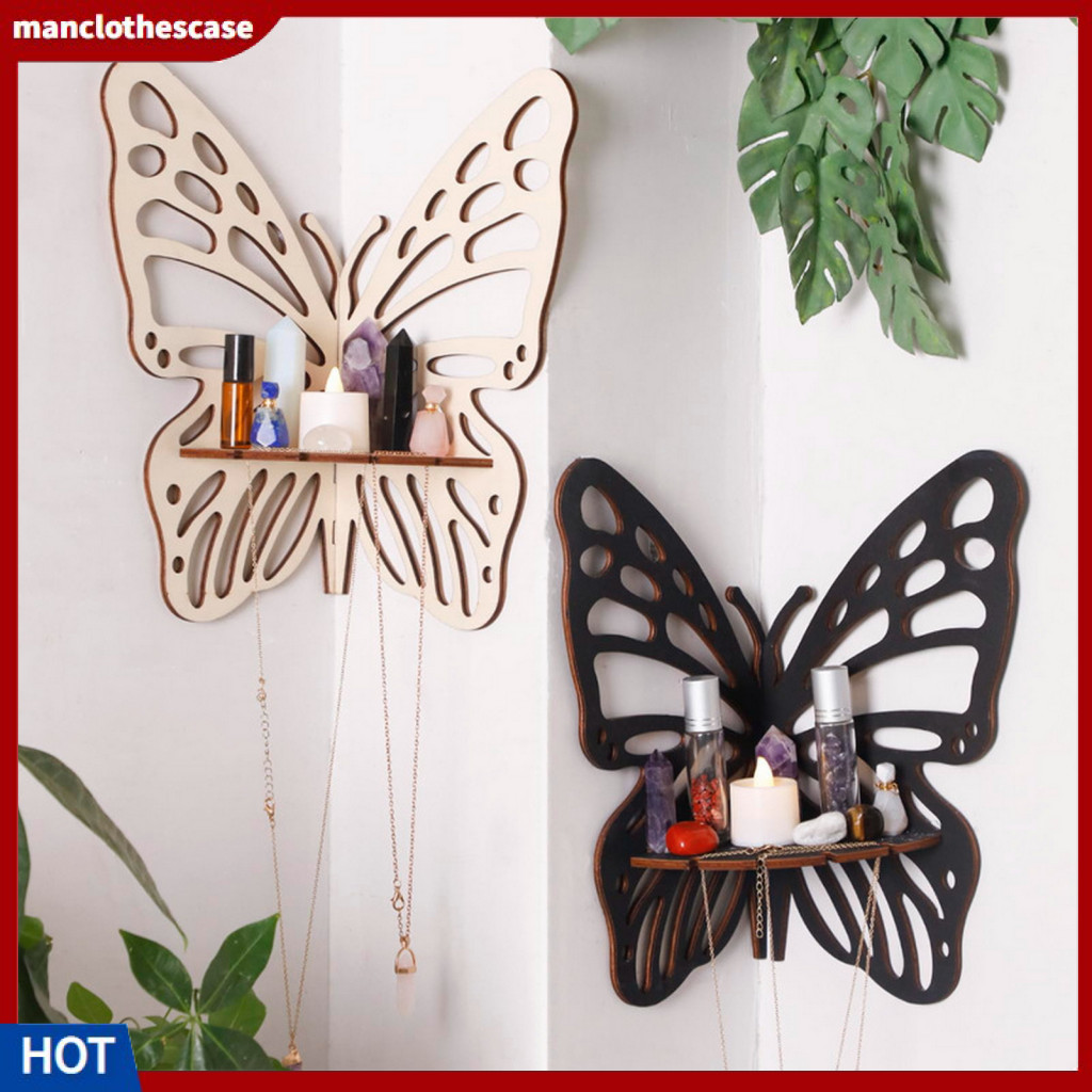 manclothescase Wooden Corner Shelf Corner Space Utilization Bohemian ...