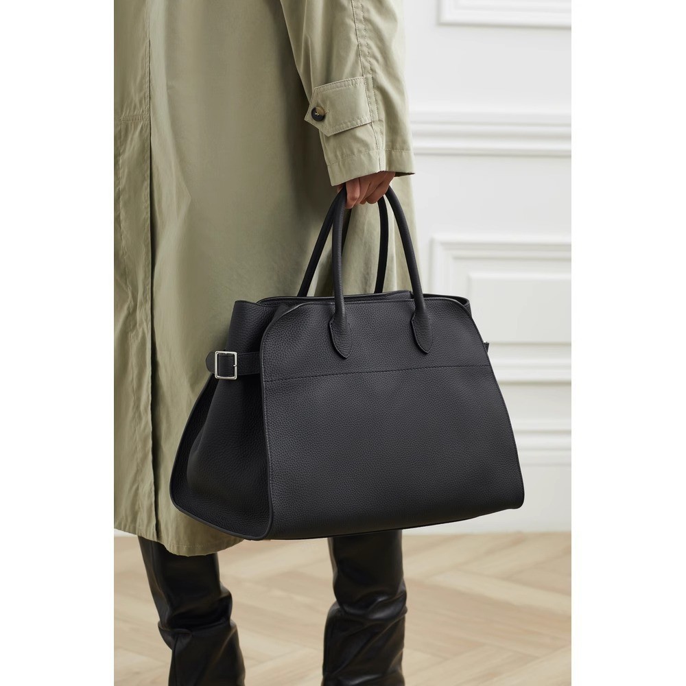The Row Second Layer Cowhide Tote Bag Margaux 15 Large Capacity ...